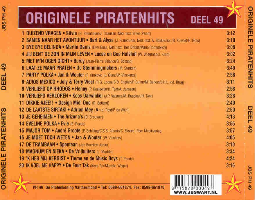 Piraten CD Deel 49 : Back | CD Covers | Cover Century | Over 1.000.000 ...
